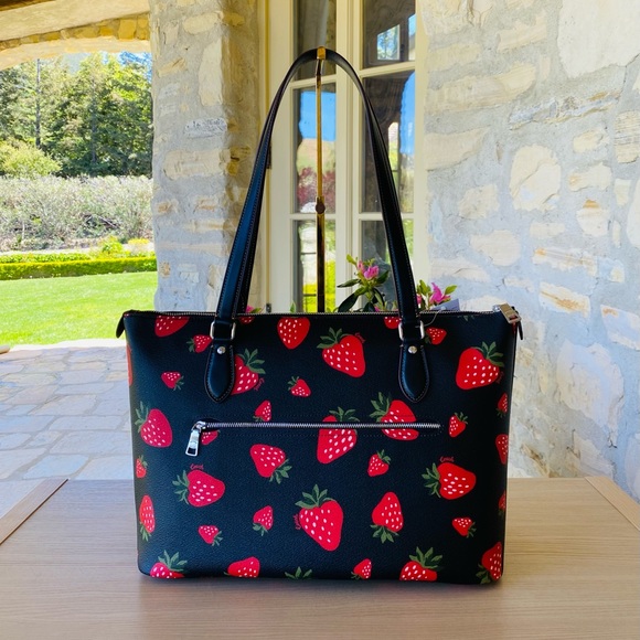 Coach | Bags | Coach Gallery Strawberry Tote Purse Handbagwallet Nwt ...